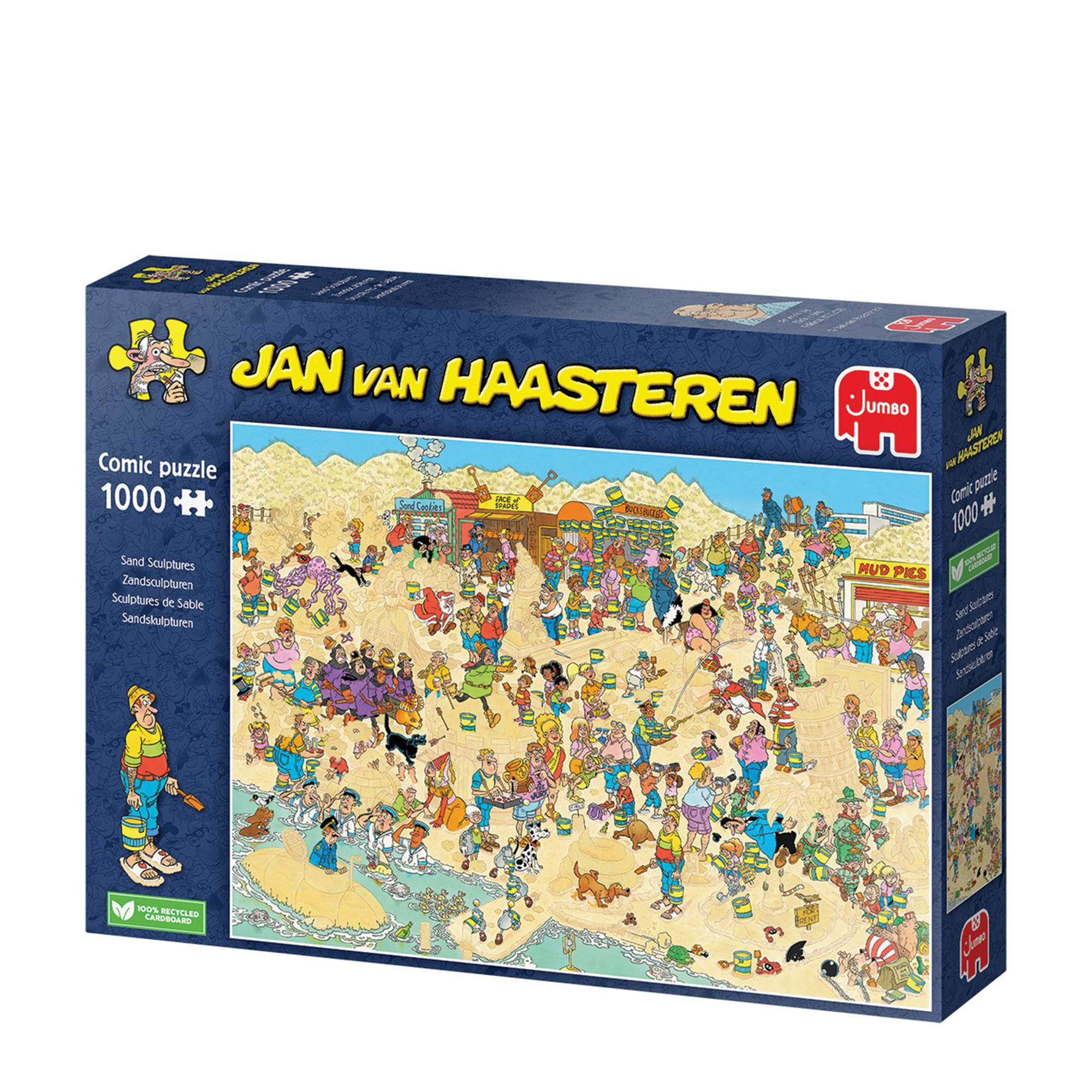 Jan van Haasteren zandsculpturen legpuzzel 1000 stukjes | kleertjes.com