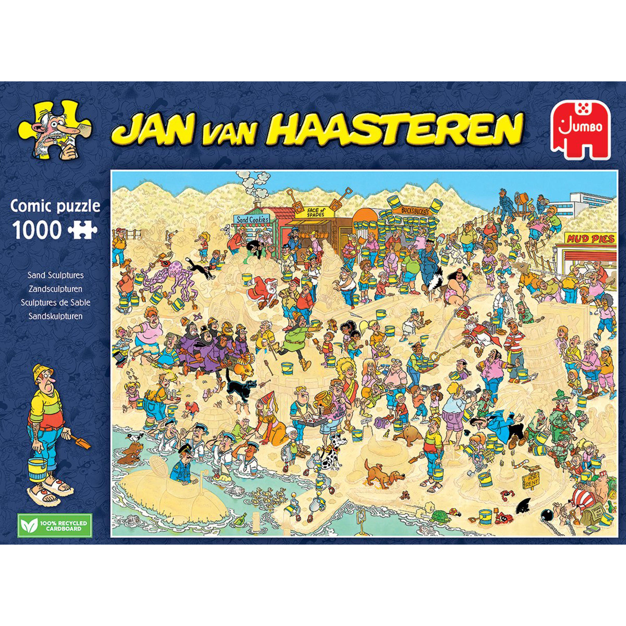 Jan van Haasteren zandsculpturen legpuzzel 1000 stukjes | kleertjes.com