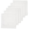 Meyco hydrofiele monddoekje Uni 30x30 cm - Wit (set van 6) | kleertjes.com