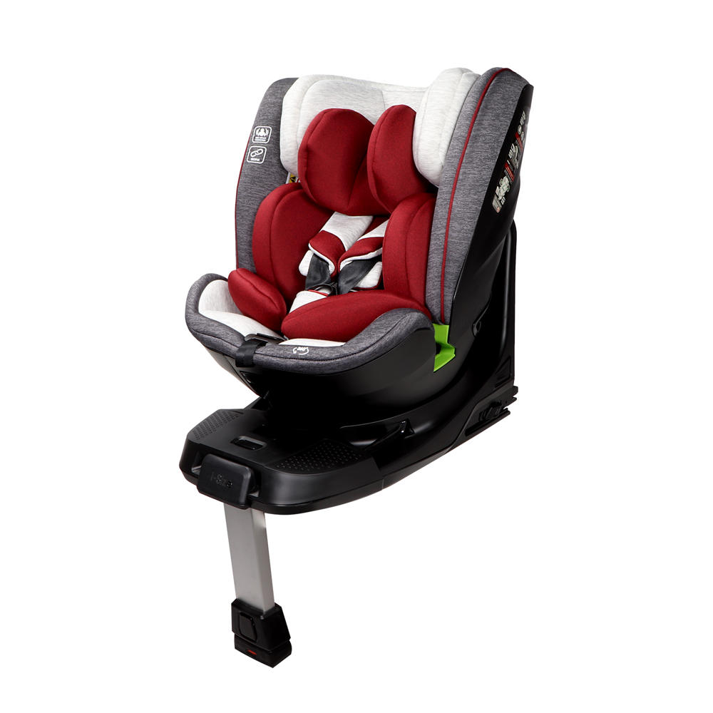Ding autostoel Troy - GR 0/1/2 - I-size - Rood | kleertjes.com