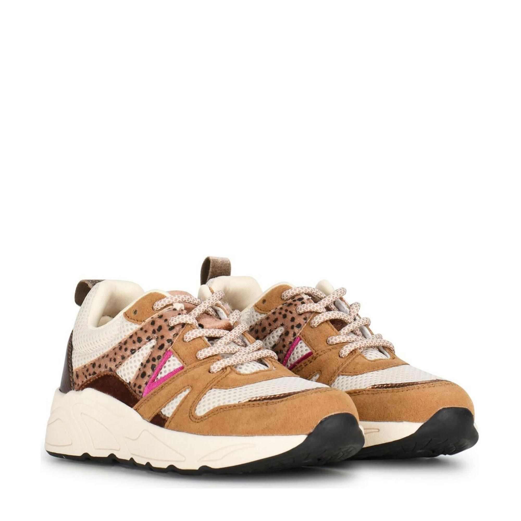 POSH by Poelman sneakers beige | kleertjes.com