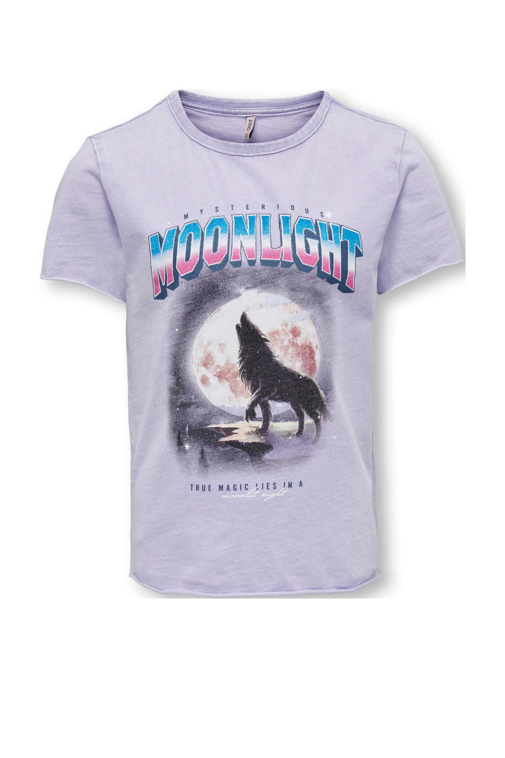 KIDS ONLY GIRL T-shirt KOGLUCY met printopdruk lila | kleertjes.com