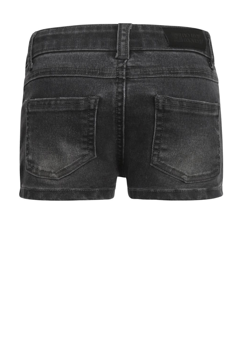 No Way Monday short dark grey jeans | kleertjes.com