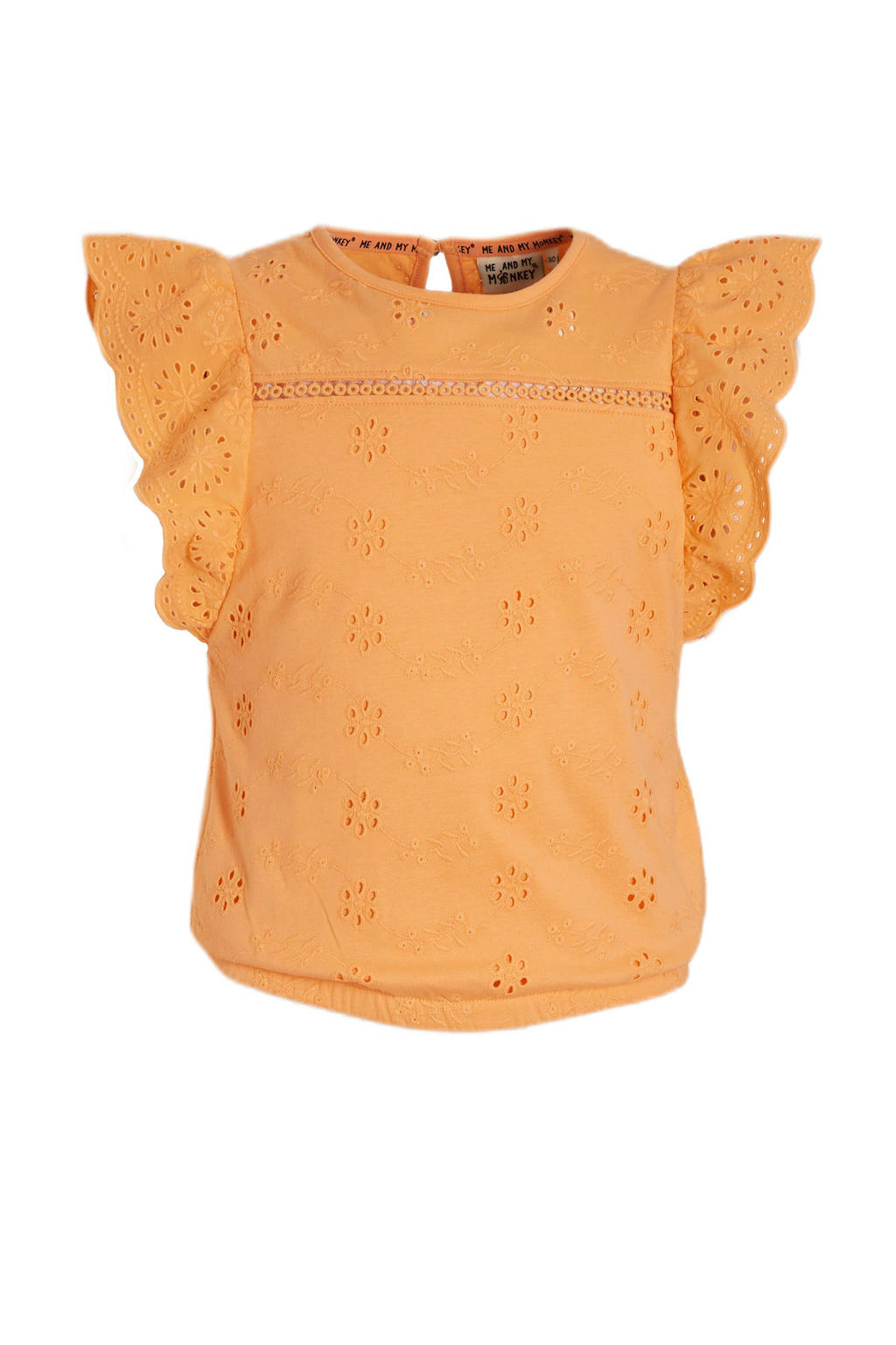 Me & My Monkey top Milly oranje | kleertjes.com