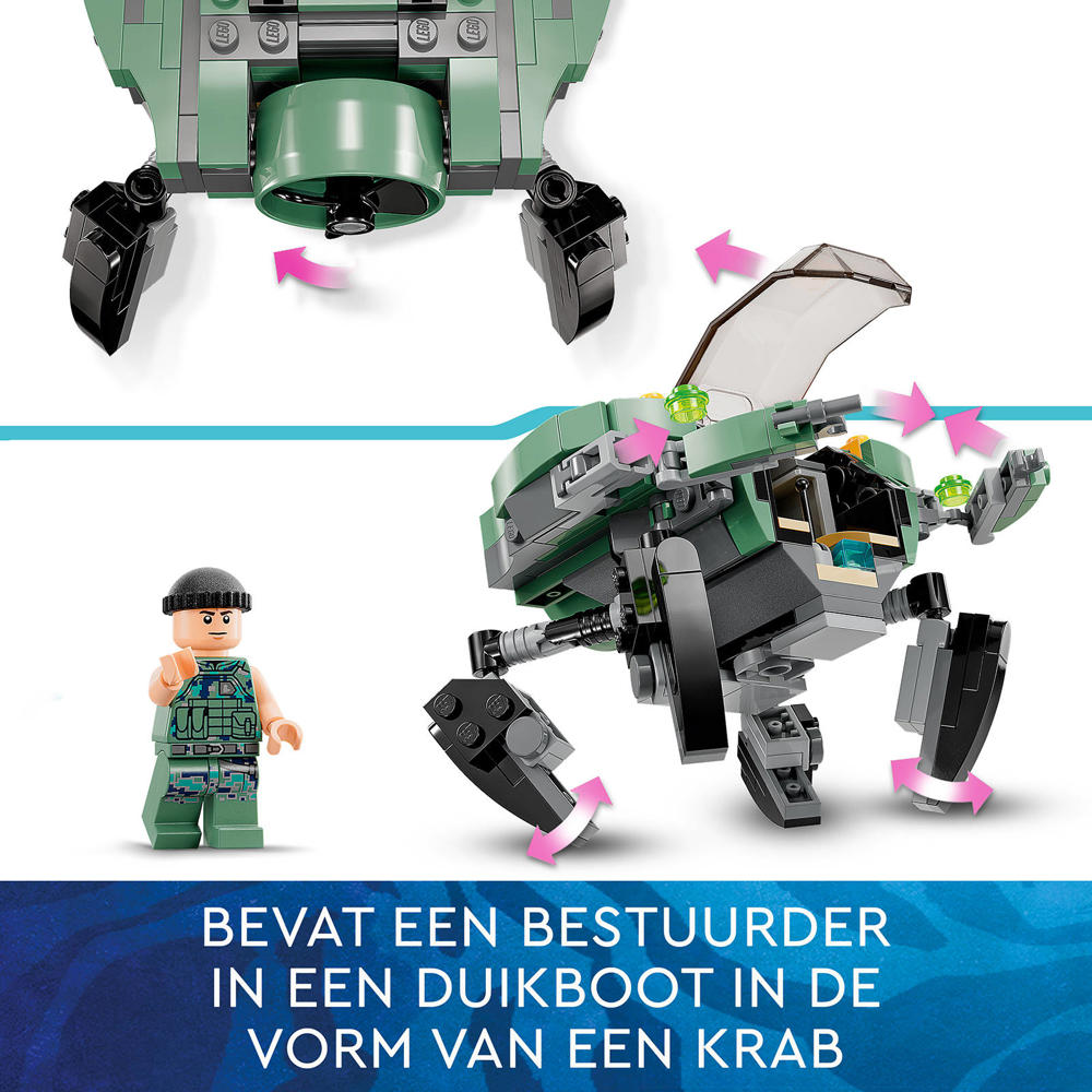 LEGO Avatar Payakan the Tulkun & Crab Suit 75579 | kleertjes.com