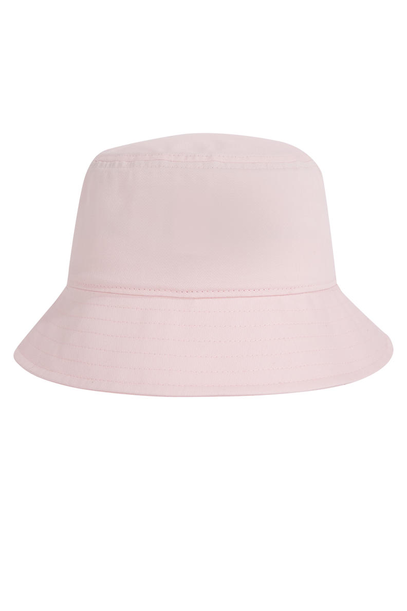 Tommy Hilfiger bucket hat met logo lichtroze | kleertjes.com