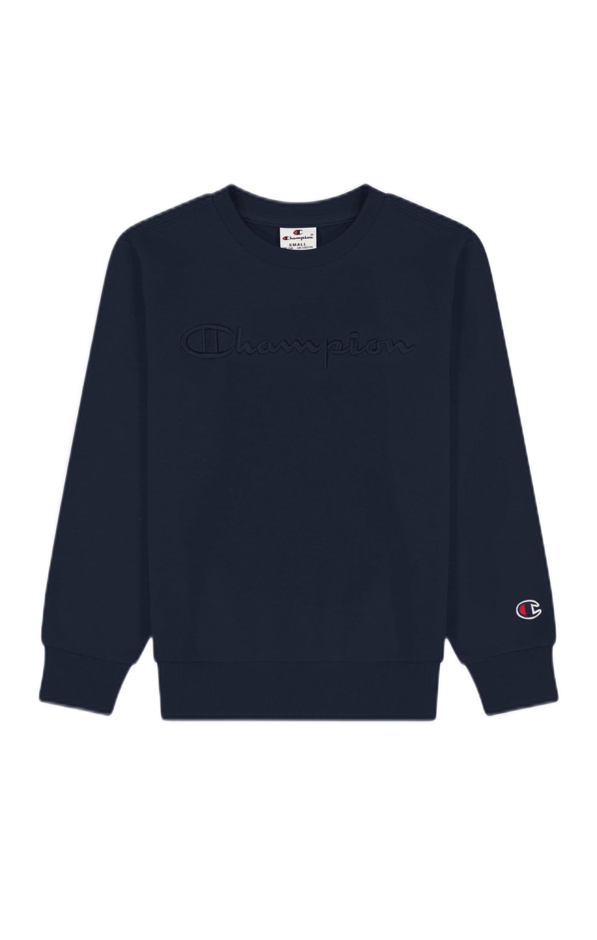 Champion sweater met logo marine | kleertjes.com