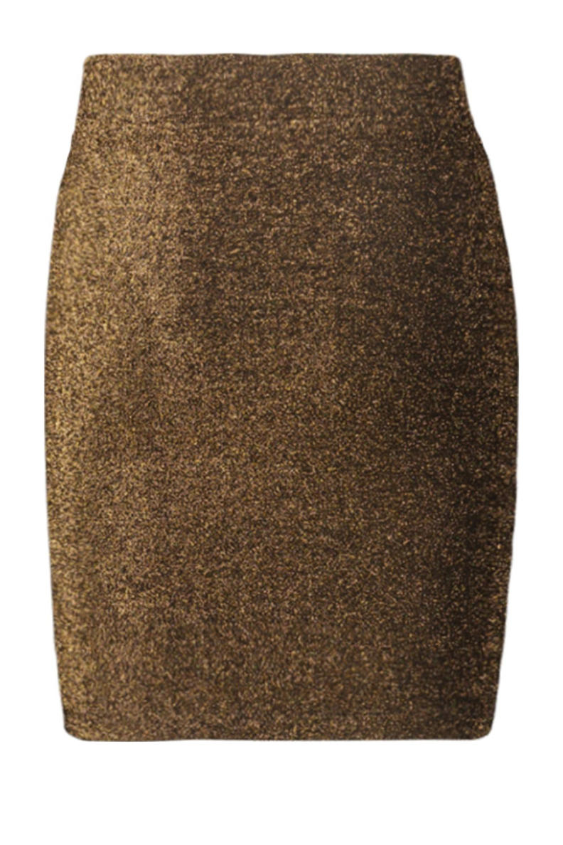 CoolCat Junior rok Roza CG met glitters goud | kleertjes.com