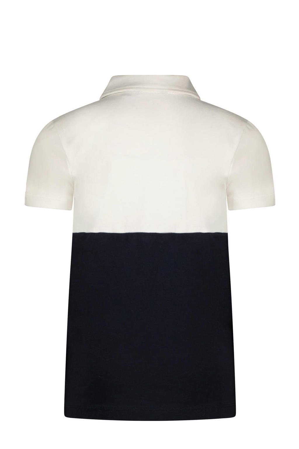 Le Chic Garcon polo NEILY offwhite/donkerblauw | kleertjes.com