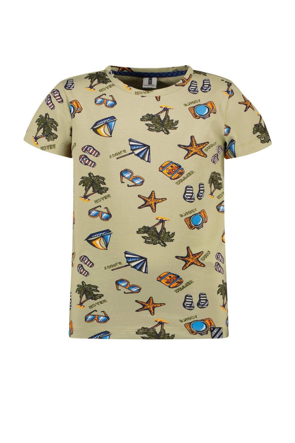 B.Nosy T-shirt B.Ontour met all over print lichtgoren/multicolor ...