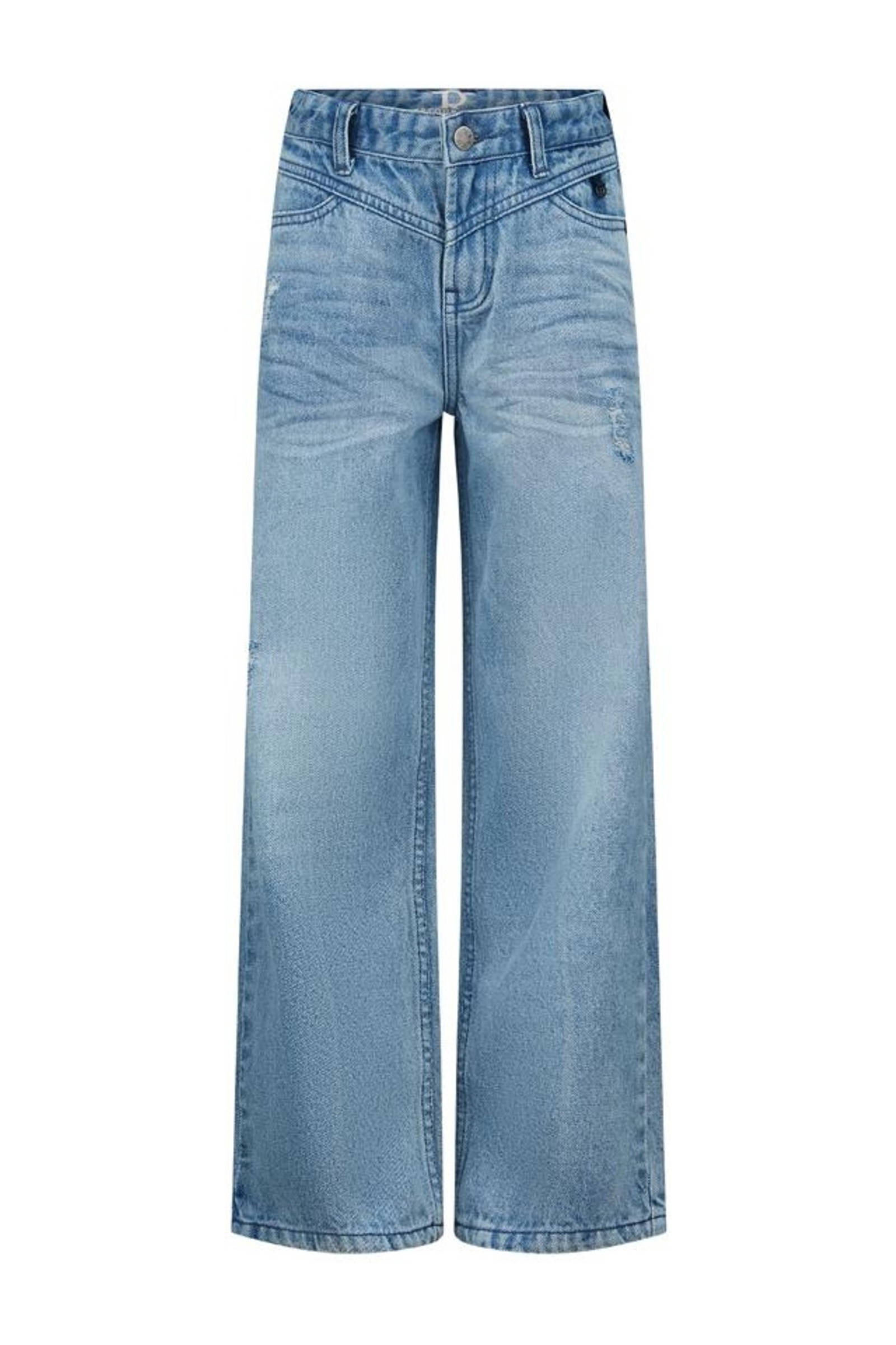Retour Jeans loose fit jeans Celeste medium blue denim | kleertjes.com