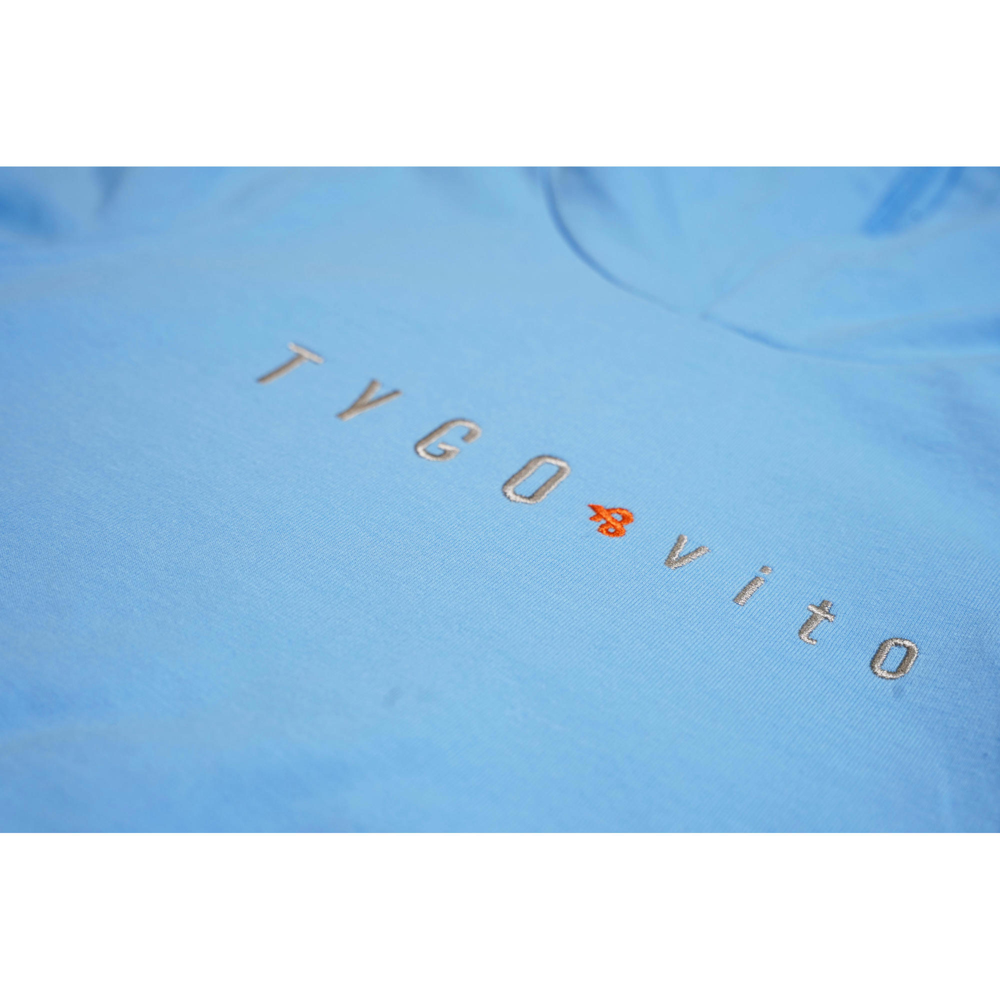 TYGO & vito hoodie met logo blauw | kleertjes.com