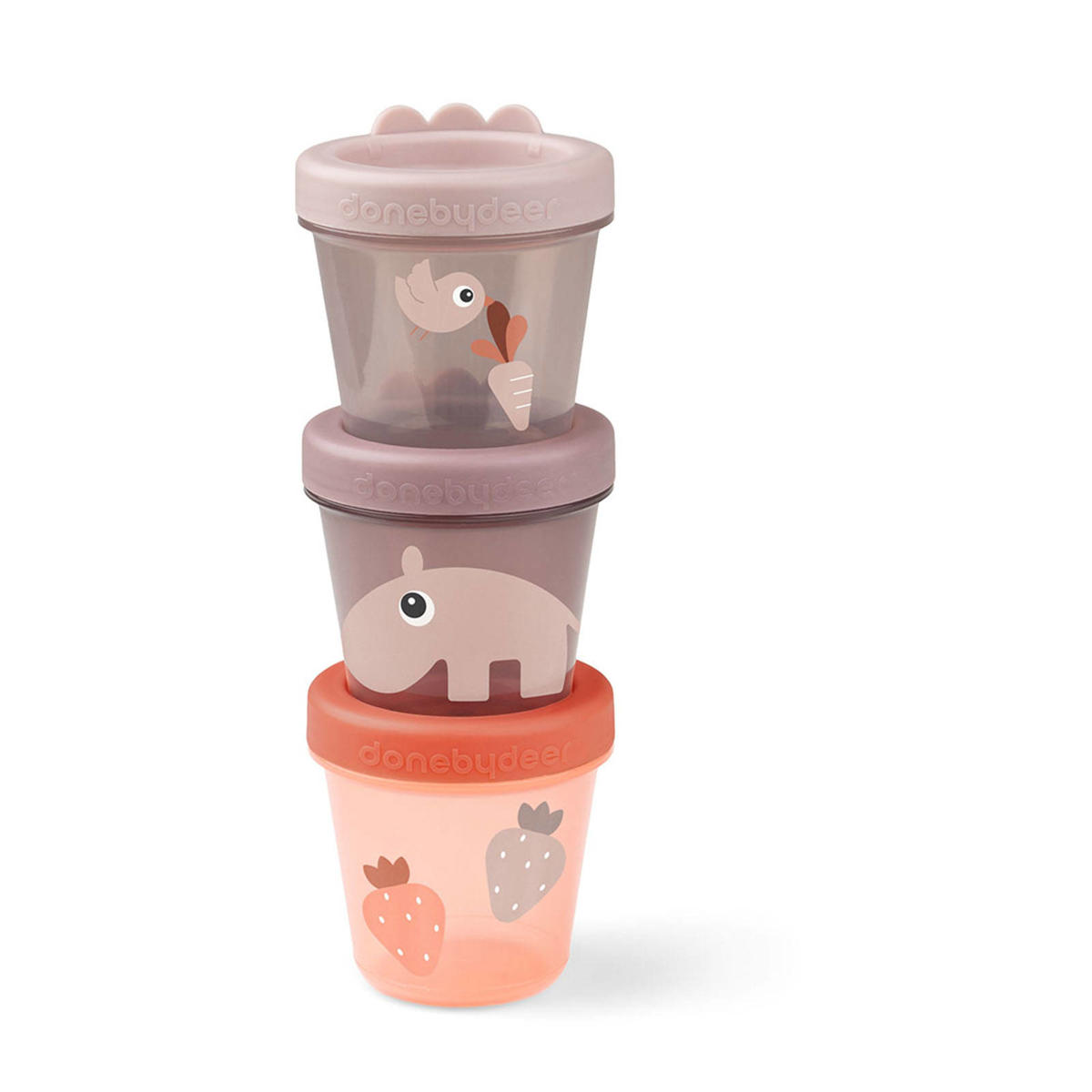 Done by Deer Babyvoeding bakjes Ozzo (3-pack) - Powder | kleertjes.com