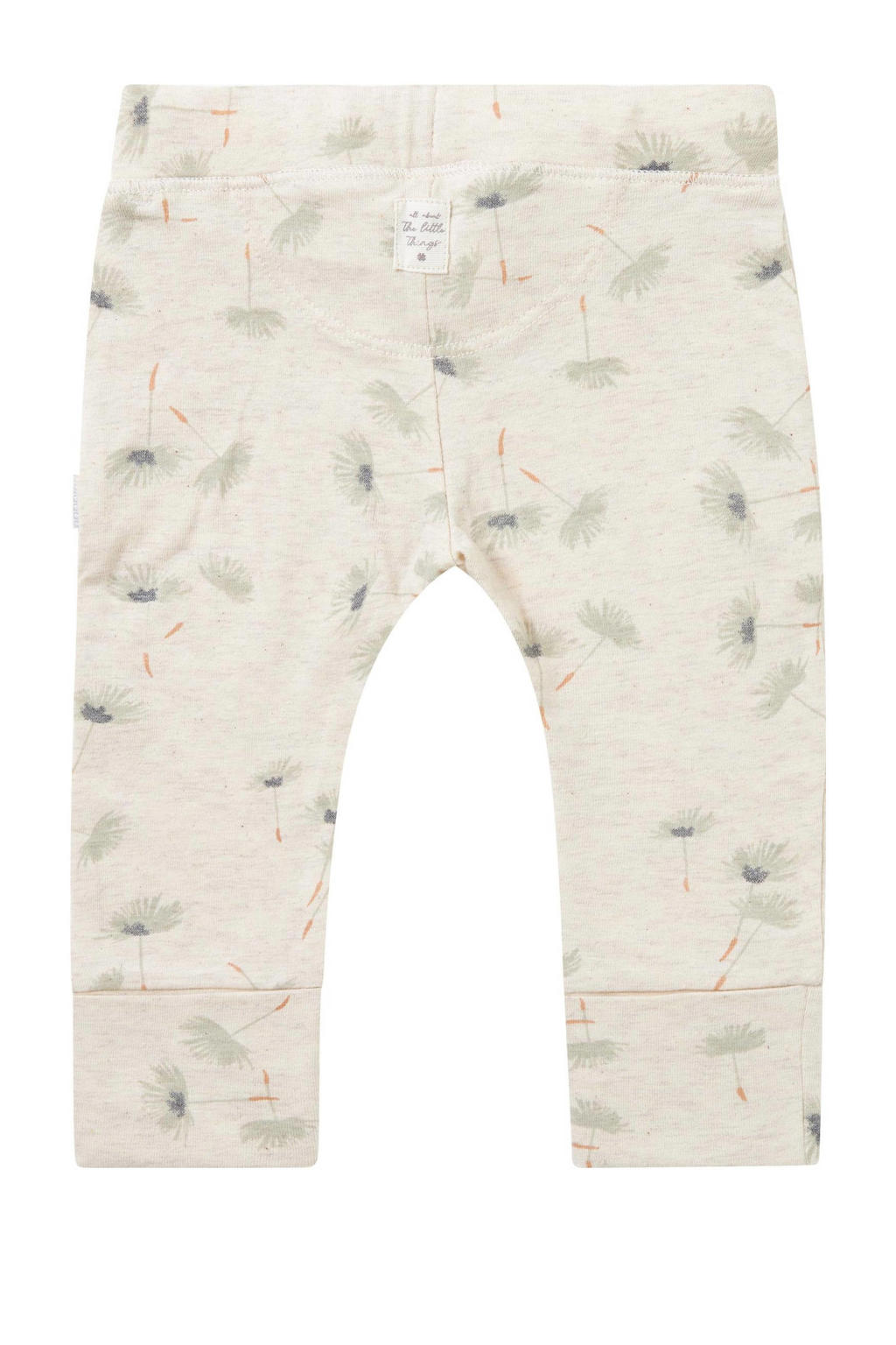 Noppies baby regular fit broek Mayo met all over print ecru | kleertjes.com