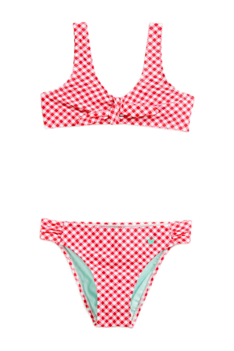 WE Fashion crop bikini roze/wit | kleertjes.com
