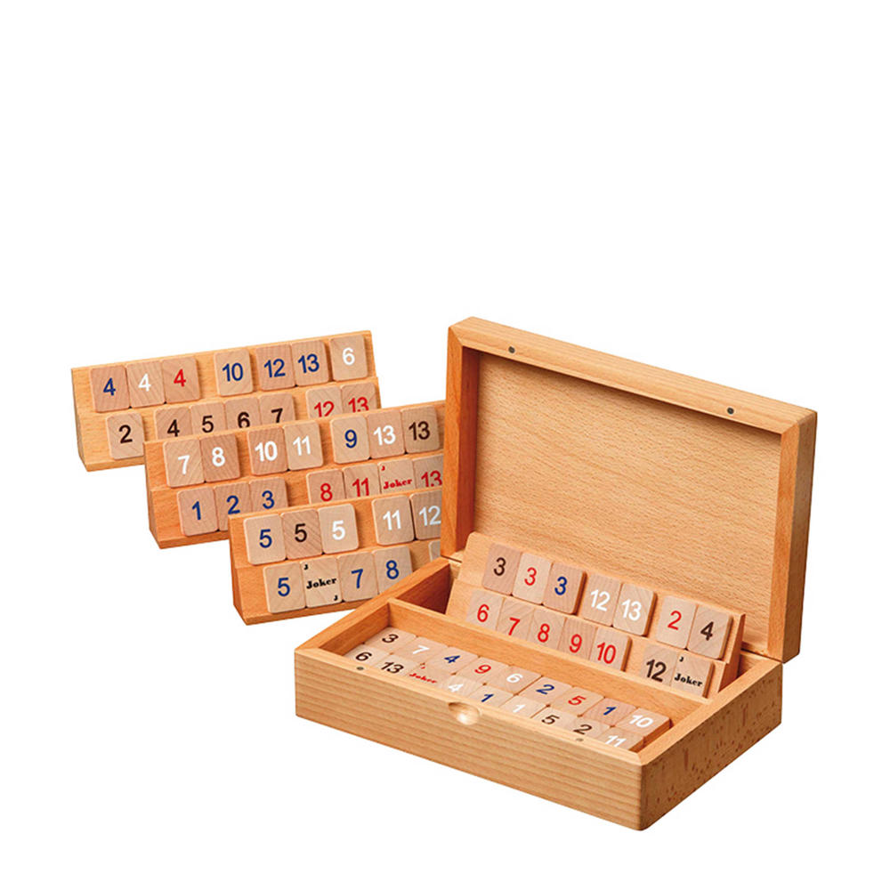 Philos Rummy cassette beukenhout 22x14,5cm Rummy cassette beukenhout ...