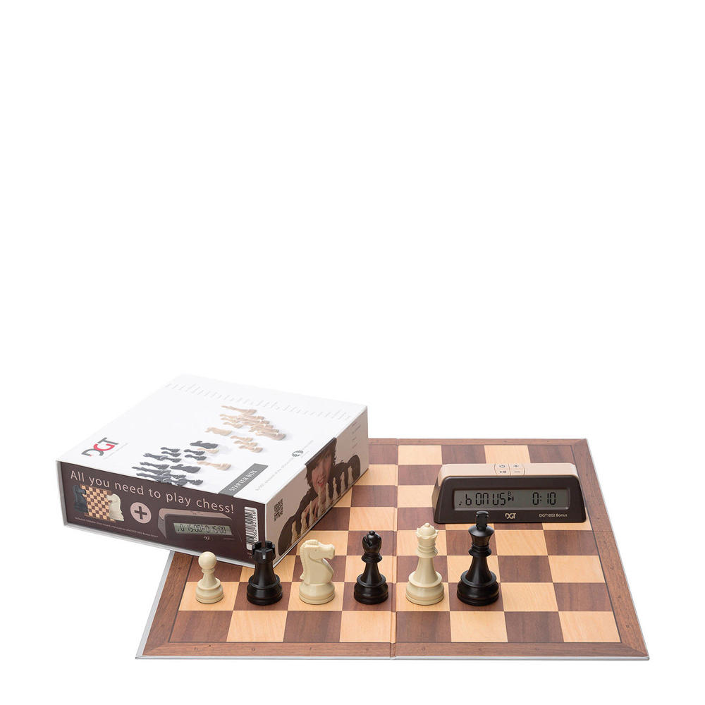 DGT DGT schaak starterset bruin Schaak starterset (bruin) | kleertjes.com