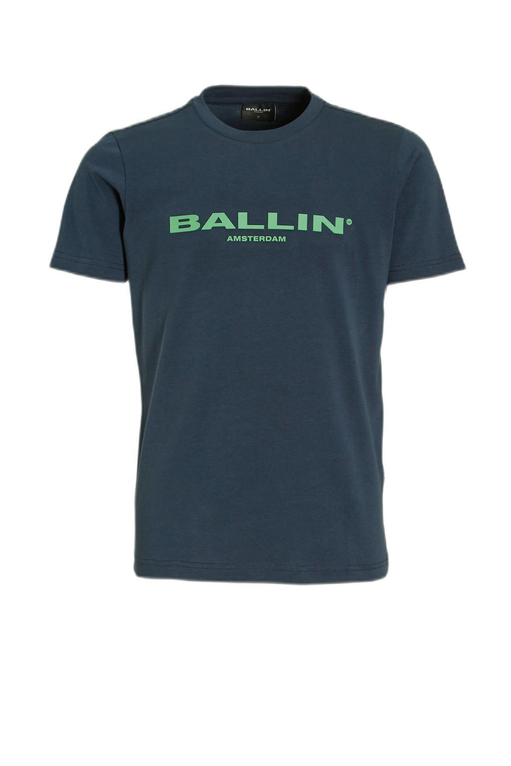 Ballin T-shirt met logo blauw | kleertjes.com