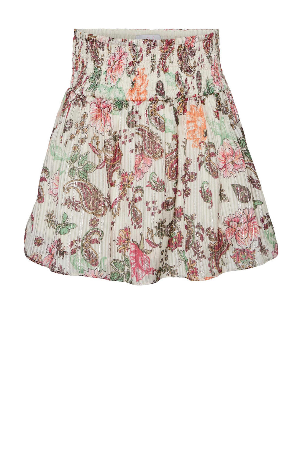 VERO MODA GIRL rok VMNALA met all over print beige/roze/bruin ...
