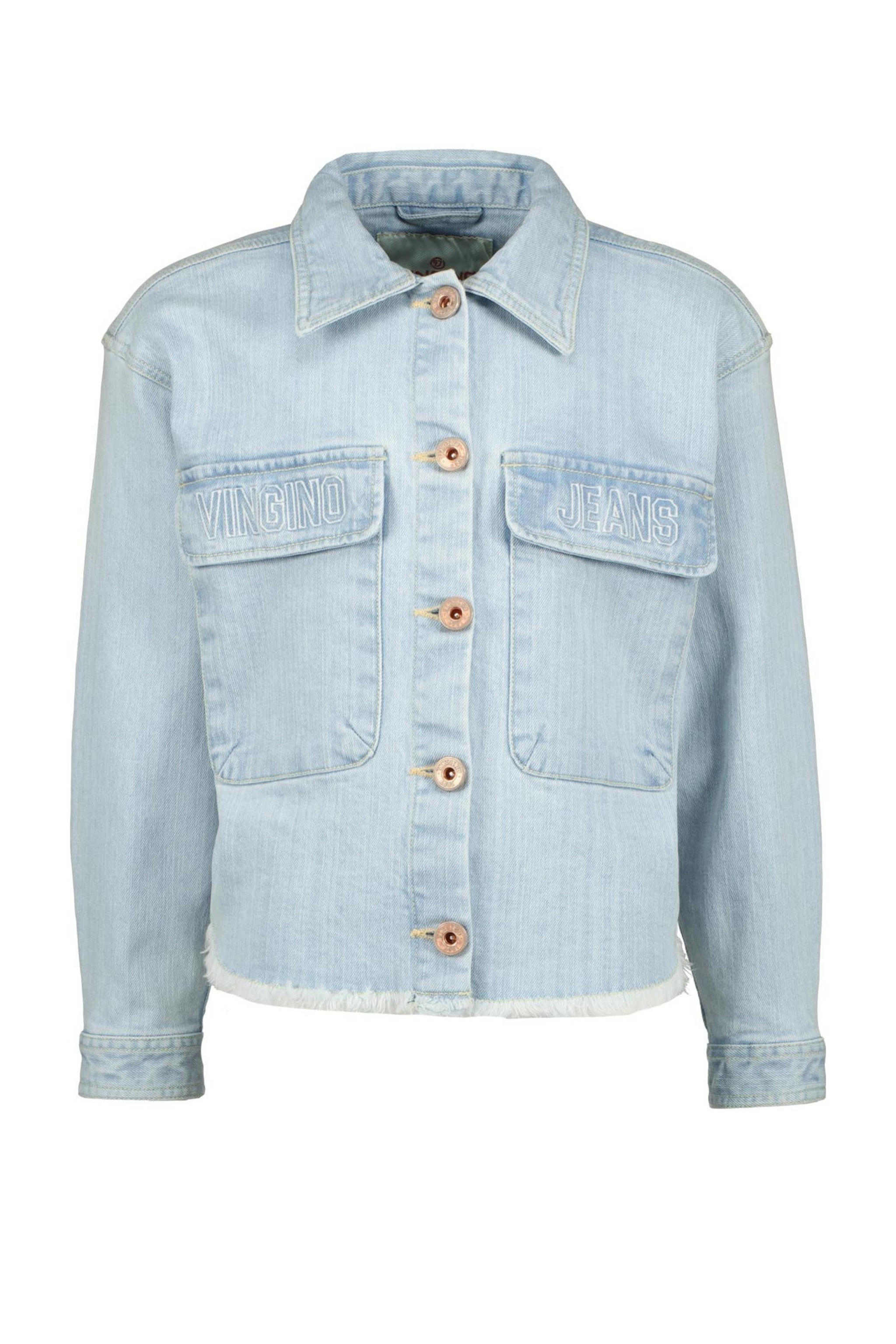 Vingino spijkerjas TANJA light indigo | kleertjes.com