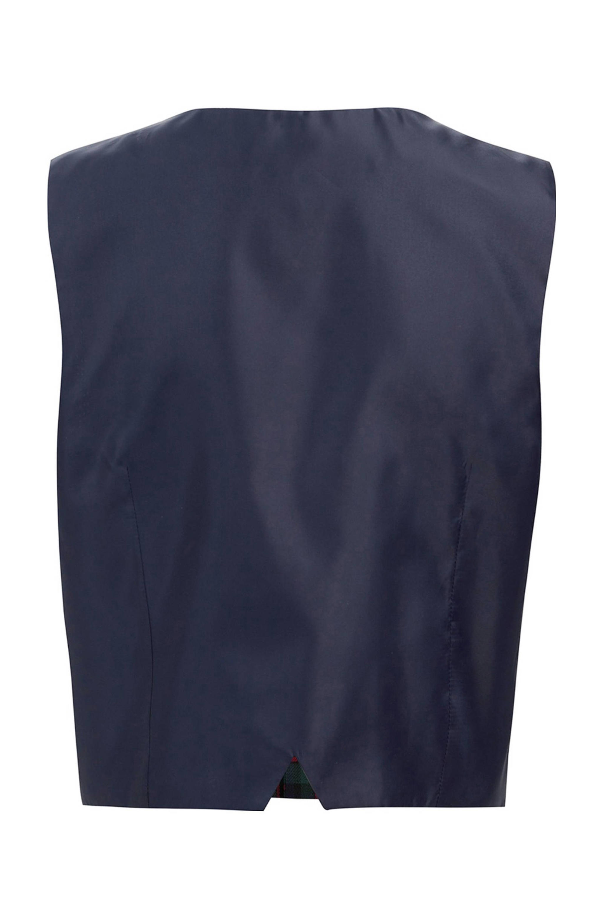 WE Fashion geruit gilet blauw/groen/rood | kleertjes.com