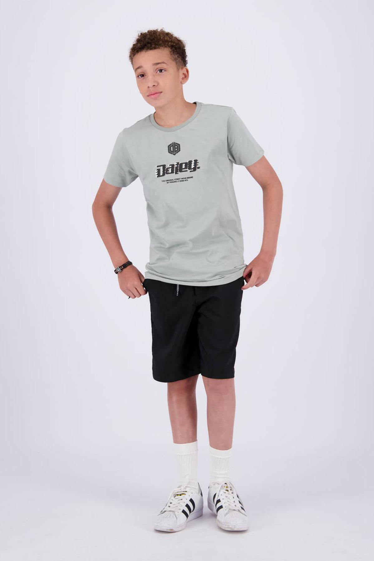 Vingino T-shirt met logo groen | kleertjes.com