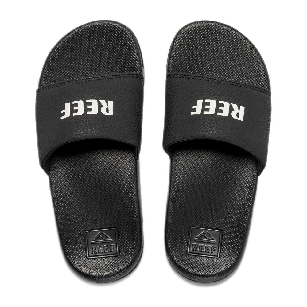 Reef Kids one slide badslippers zwart | kleertjes.com