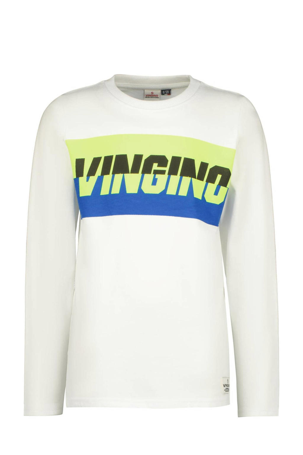 Vingino longsleeve met logo wit | kleertjes.com