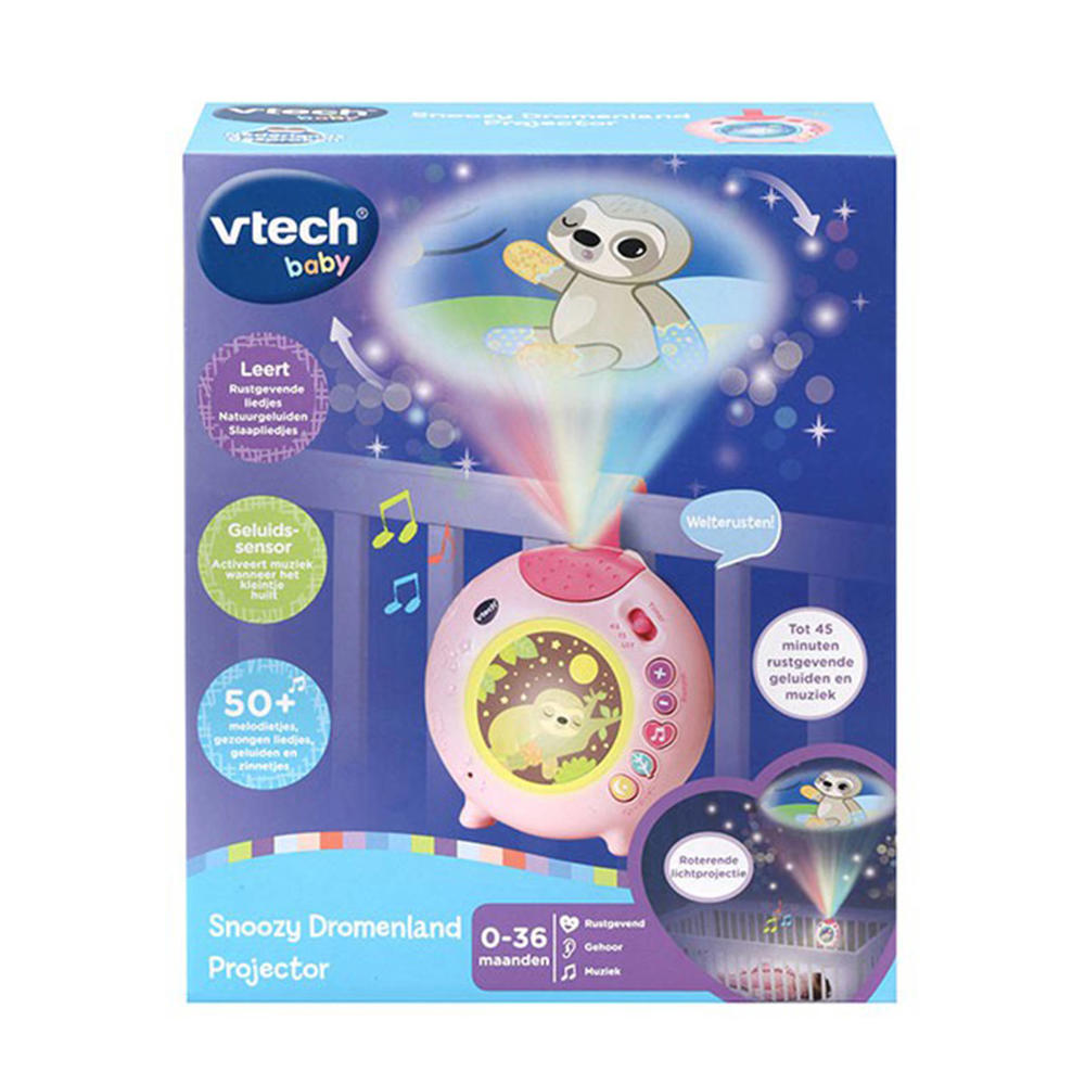 VTech Baby Dierenvriendjes Snoozy Dromenland Projector roze | kleertjes.com