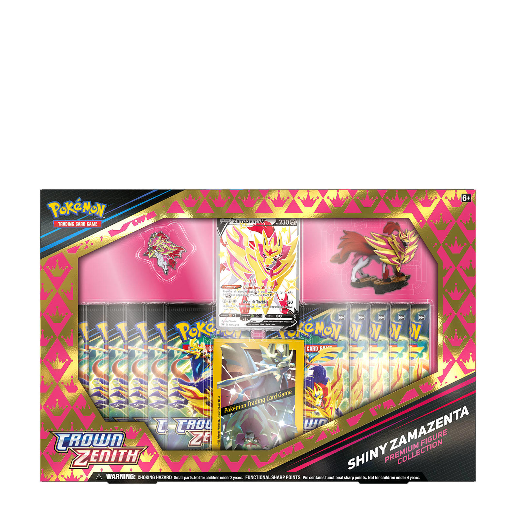 Pokemon Crown Zenith Premium Figure Collection Shiny Zamazenta ...