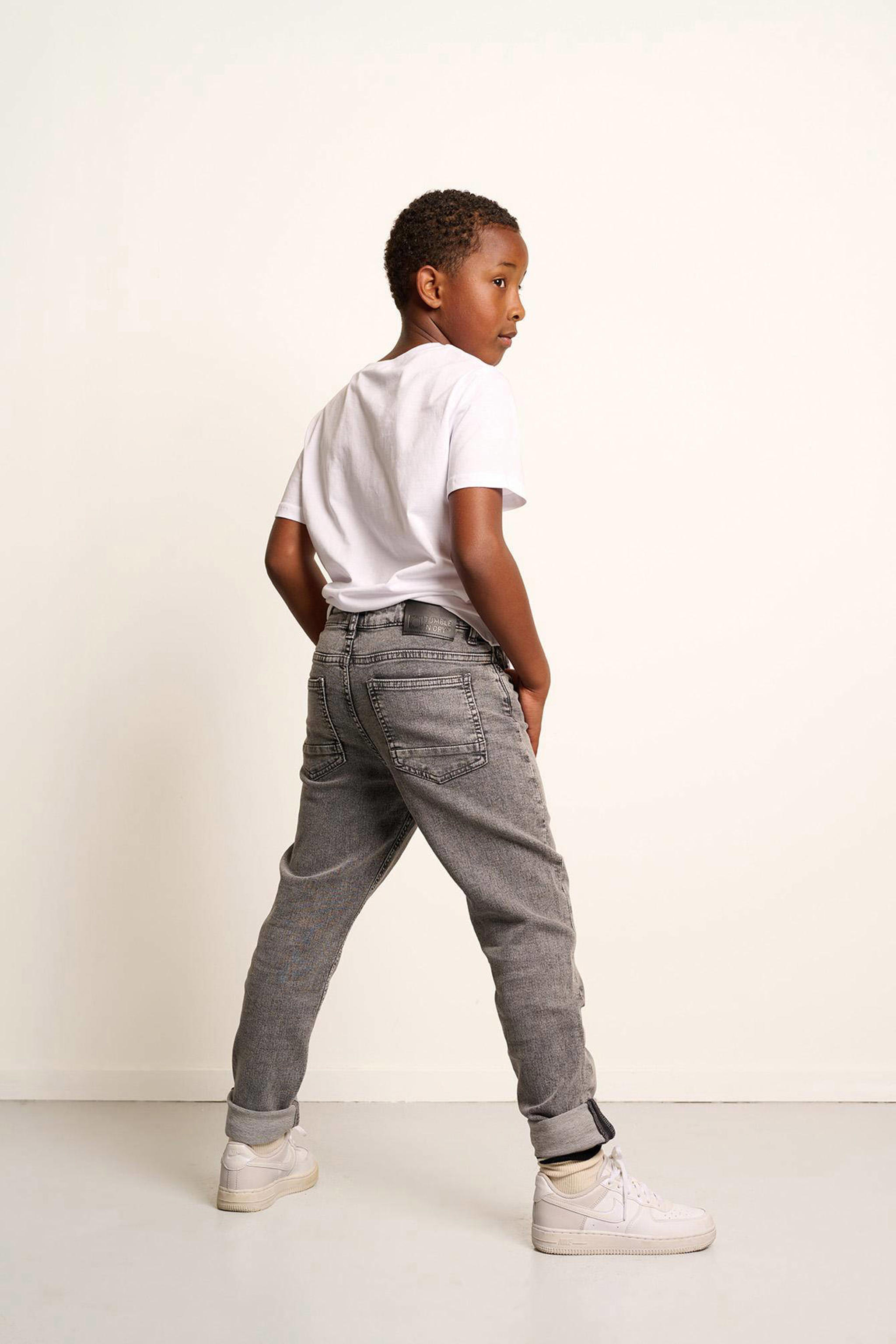 Tumble 'n Dry tapered fit jeans Jacob denim grey stonewash | kleertjes.com