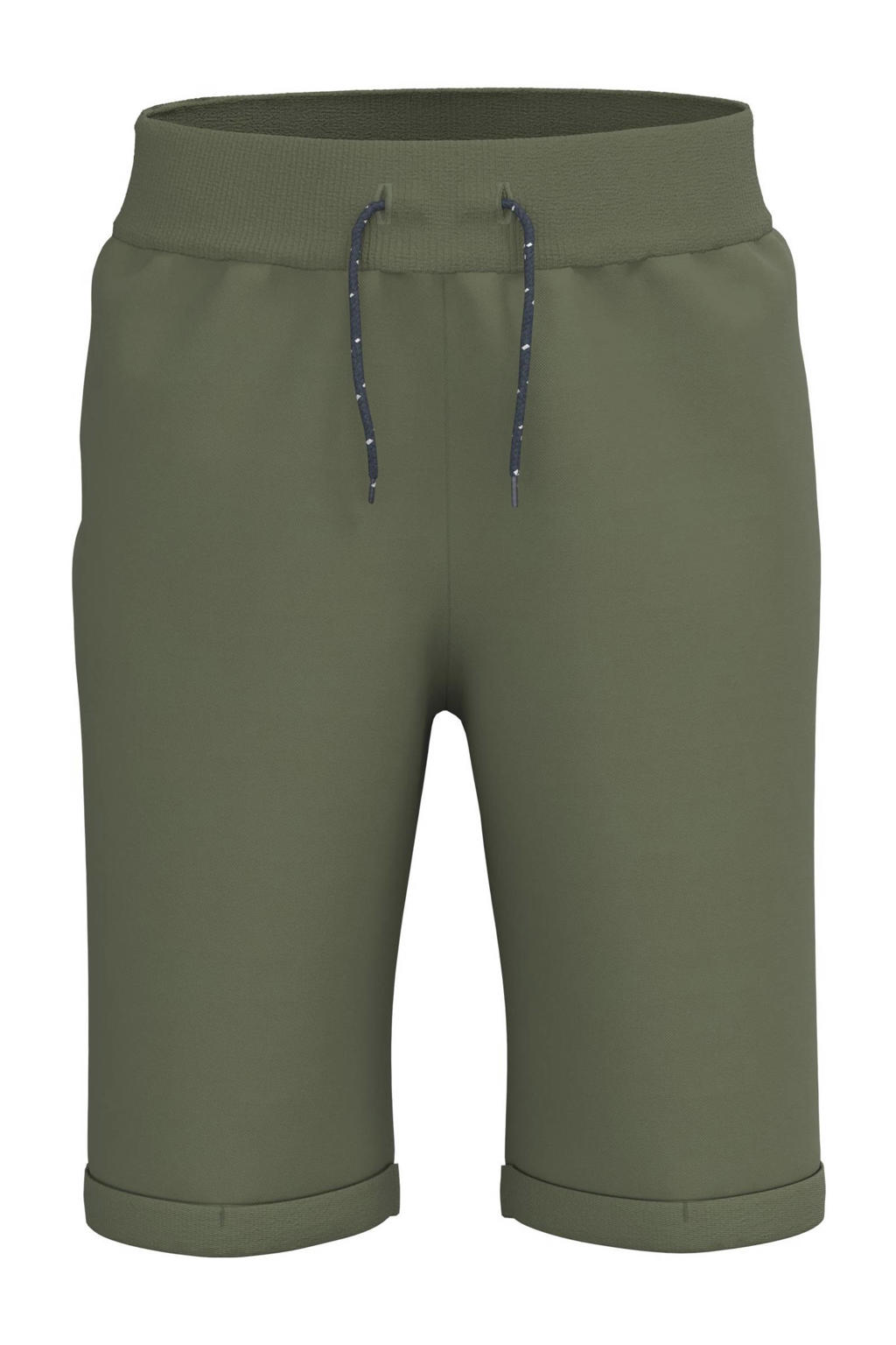 NAME IT KIDS sweatshort NKMVASSE donkergroen | kleertjes.com