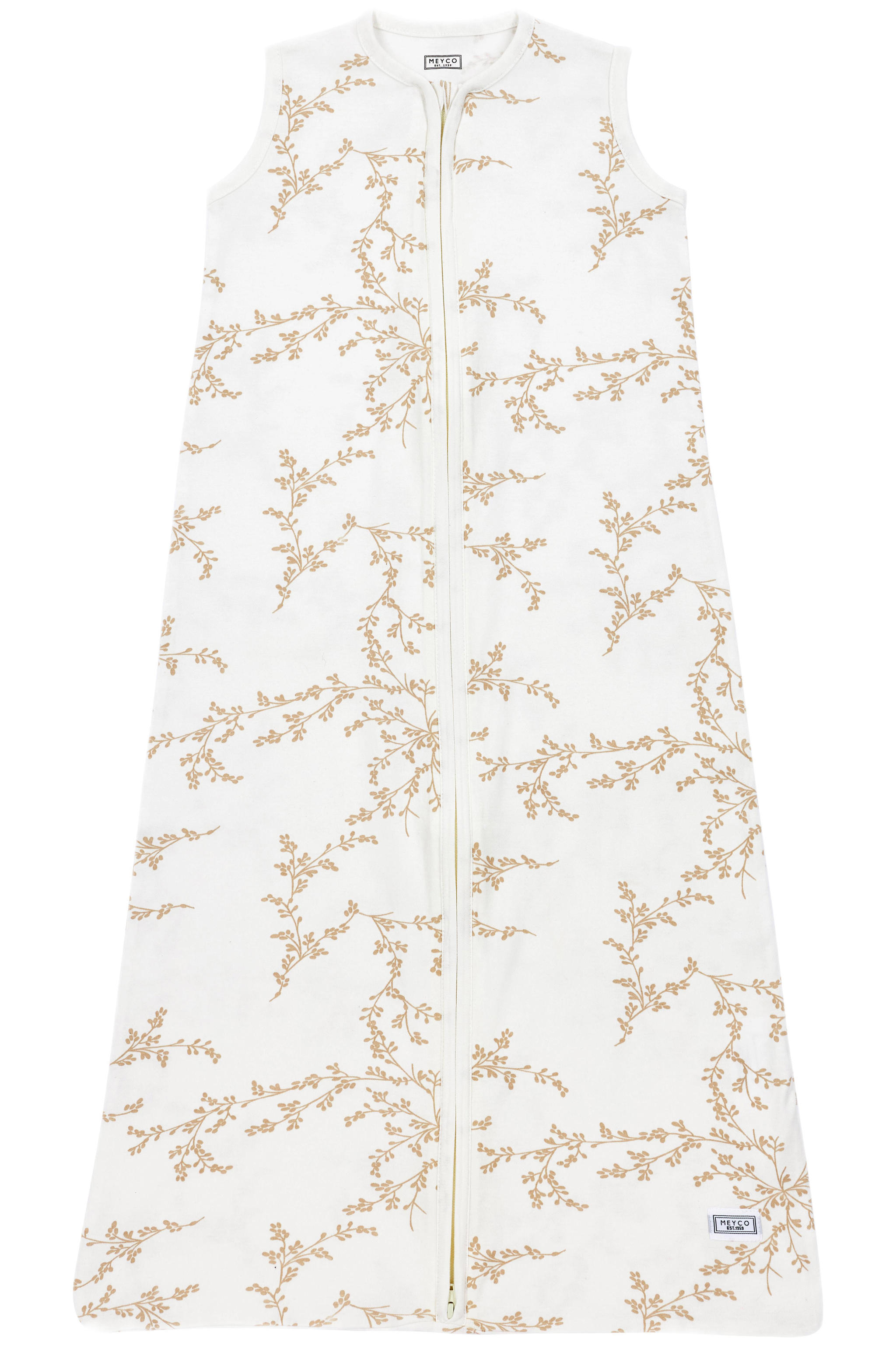 Meyco baby slaapzak Branches Sand maat 60 | kleertjes.com