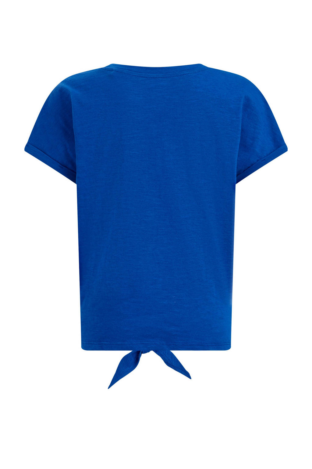 WE Fashion T-shirt kobaltblauw | kleertjes.com WE Fashion T-shirt kobaltblauw | kleertjes.com