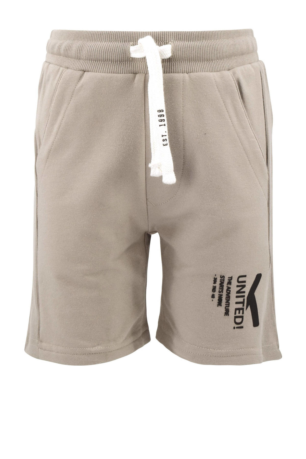 KIDDO regular fit short Dex met printopdruk beige | kleertjes.com