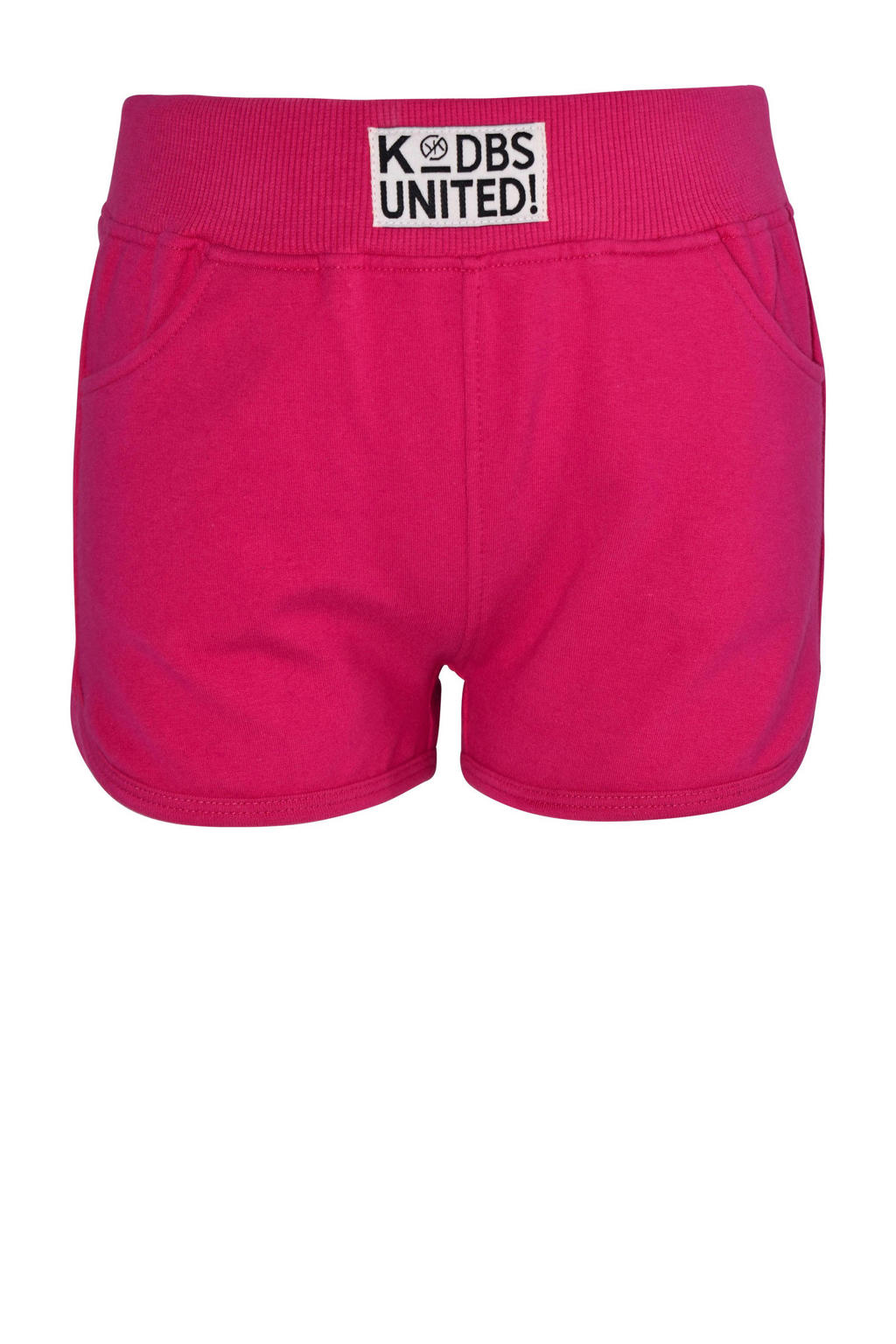 KIDDO regular fit short Jannie met printopdruk roze | kleertjes.com