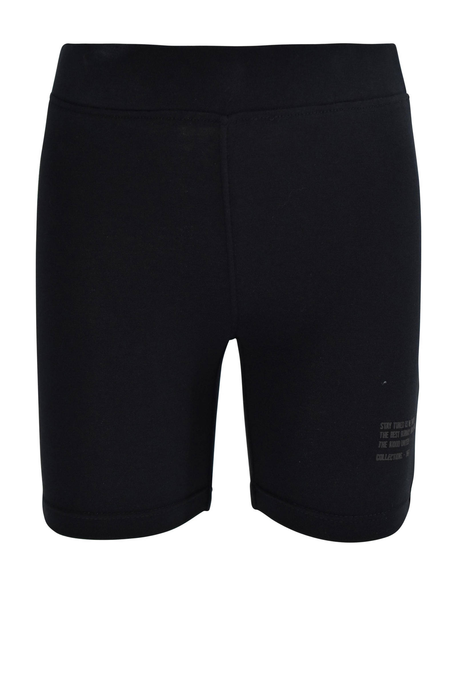 KIDDO slim fit short Kim zwart | kleertjes.com