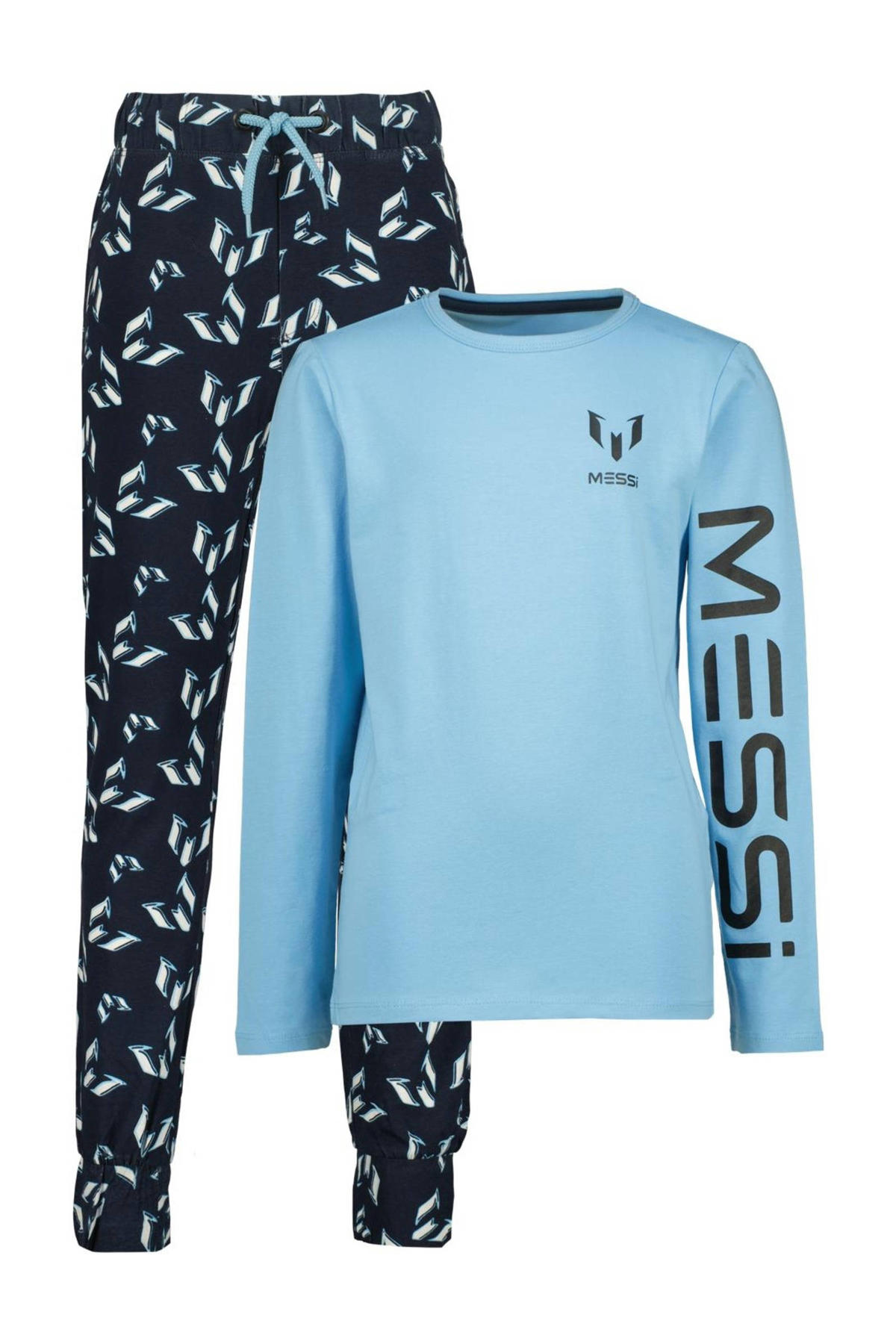 Vingino x Messi pyjama Vicuna blauw | kleertjes.com