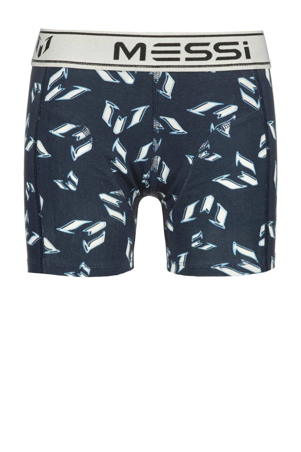 Vingino x Messi boxershort - set van 2 wit/donkerblauw | kleertjes.com