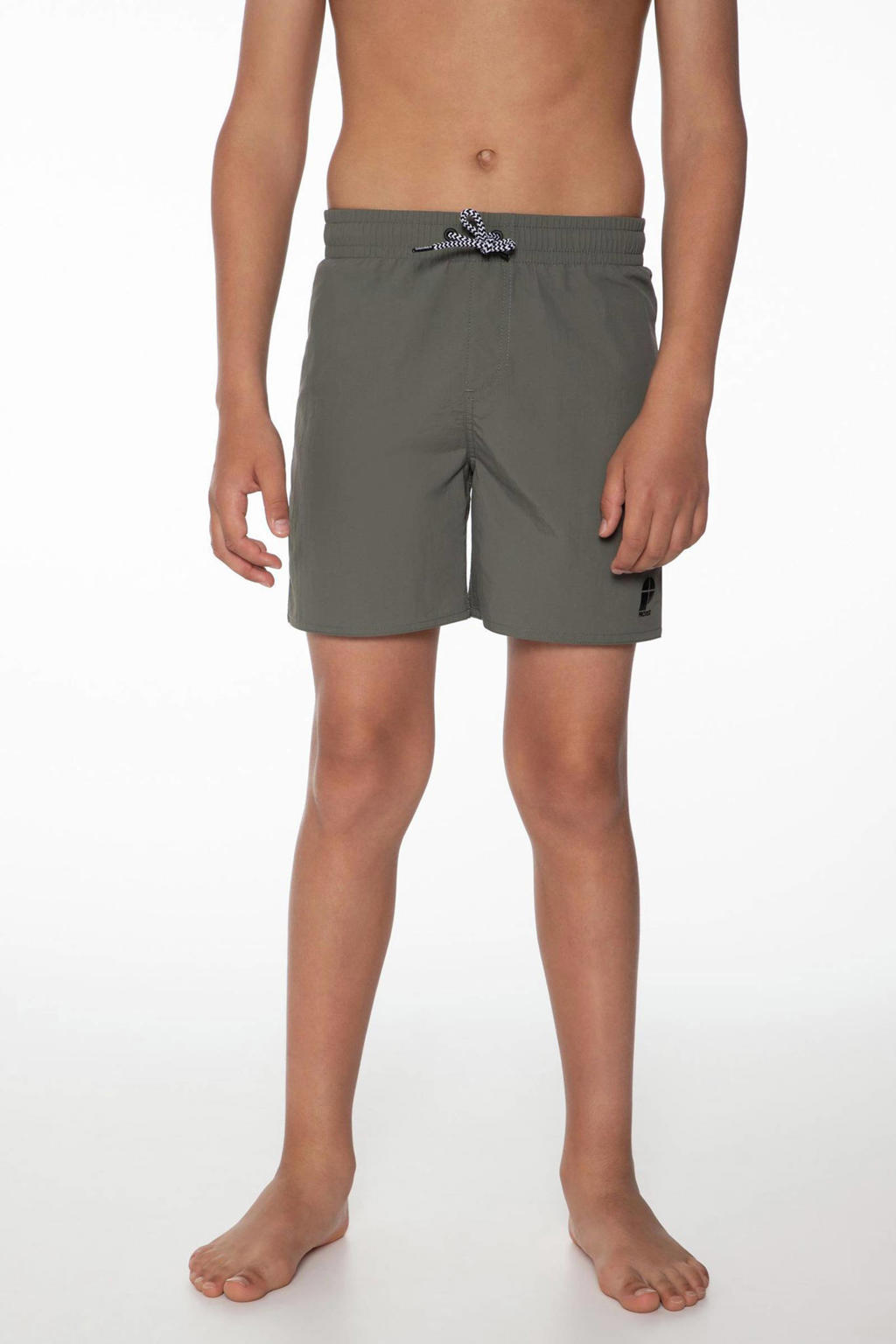 Protest zwemshort CULTURE JR donkergroen | kleertjes.com