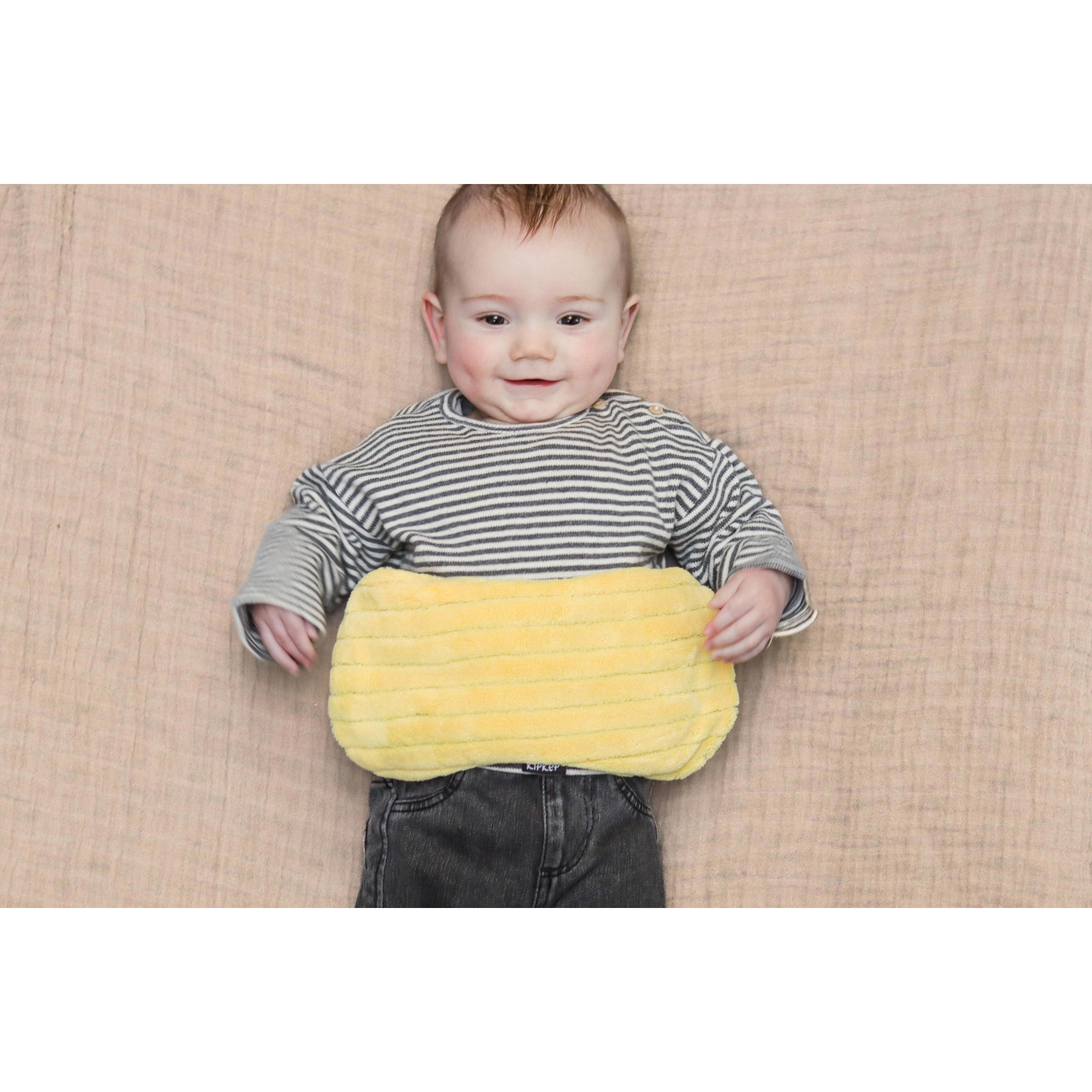 KipKep Woller warmtekussen Deluxe Pale Banana | kleertjes.com