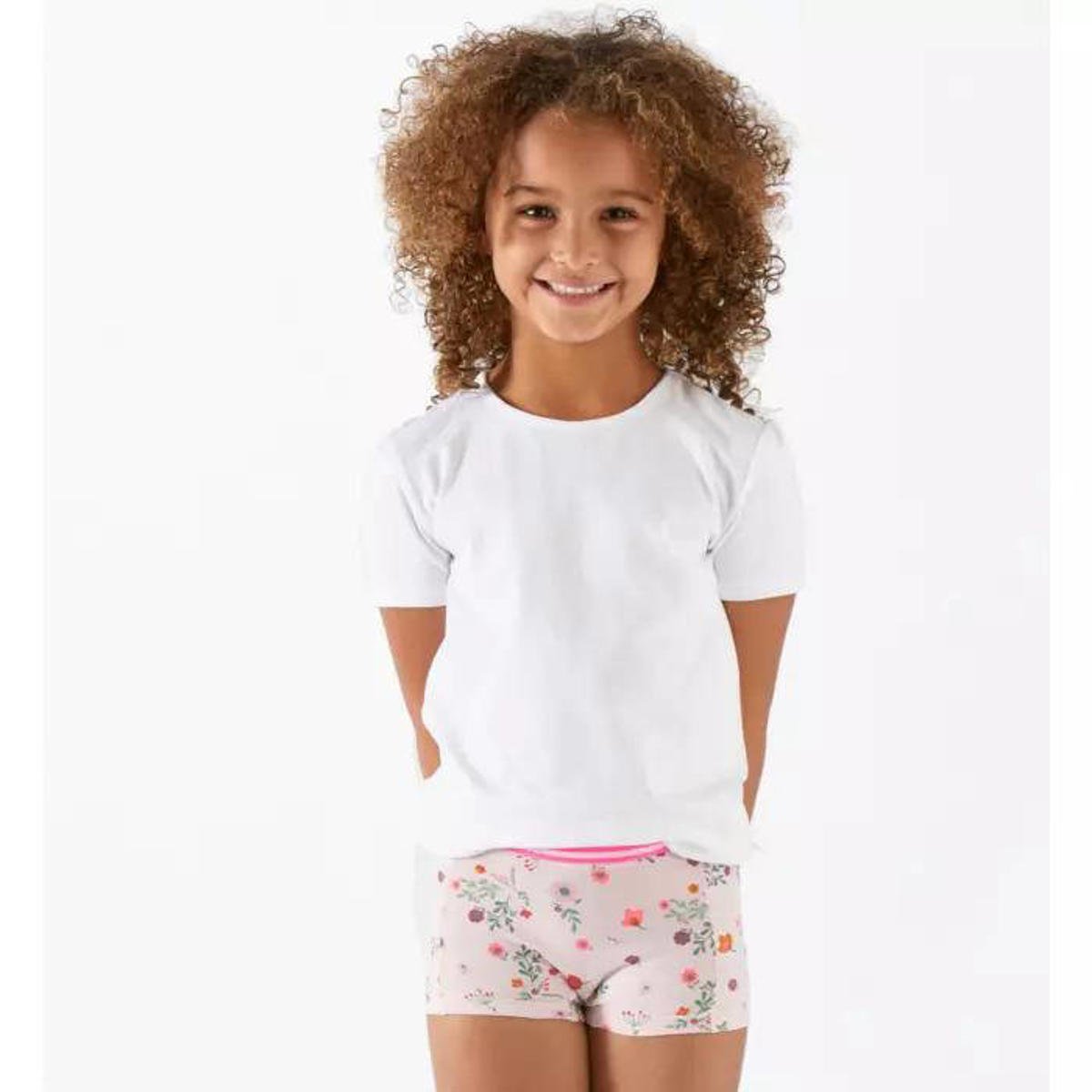 Little Label hipster van katoen - set van 4 roze | kleertjes.com