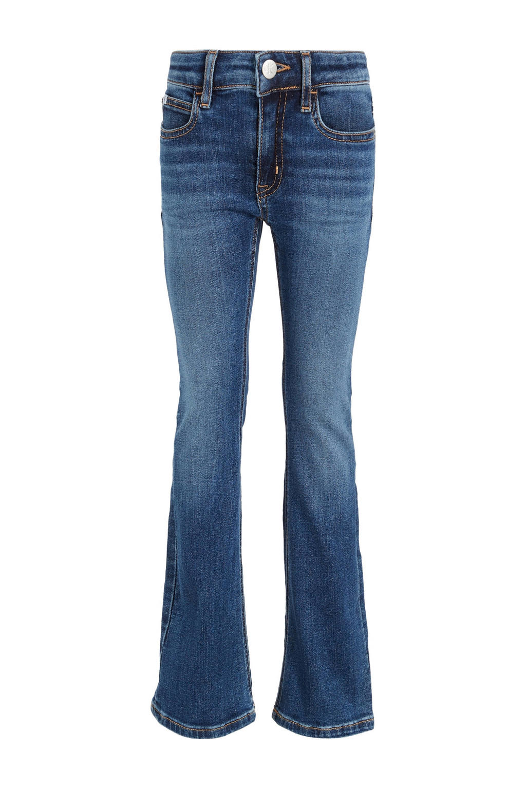 Calvin Klein flared jeans essential dark blue | kleertjes.com