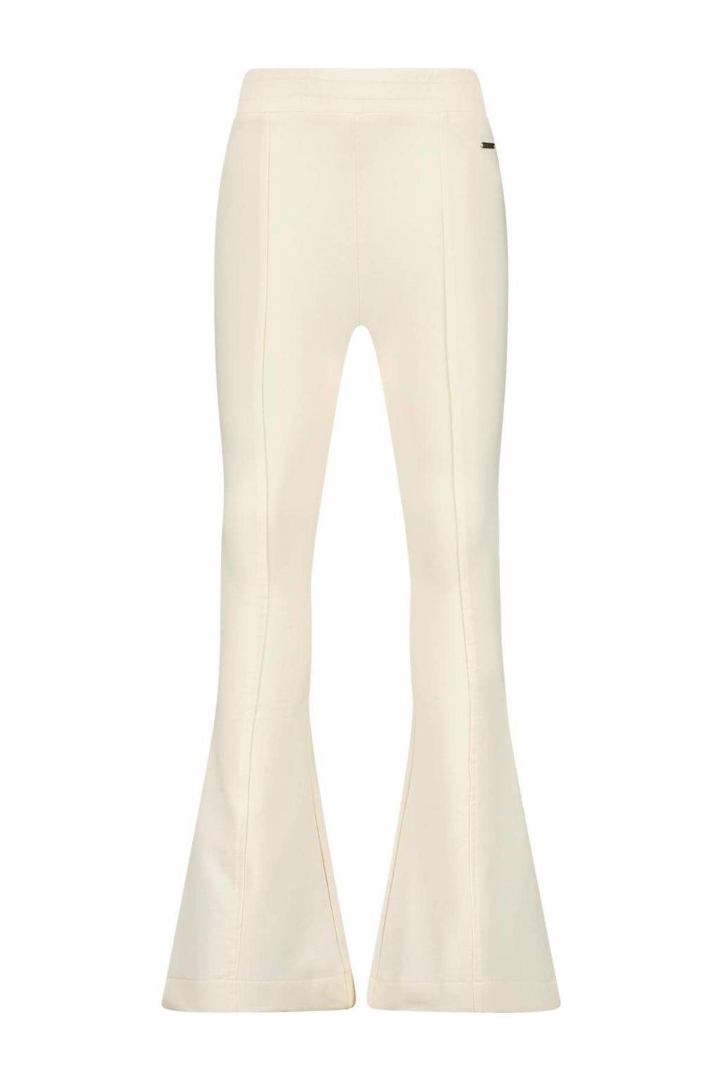 Raizzed high waist flared broek Melis offwhite | kleertjes.com