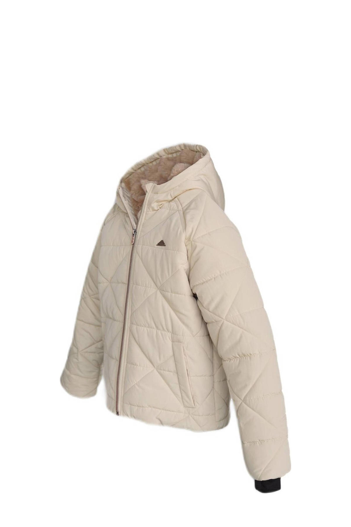 NoBell’ gewatteerde winterjas Buffer van polyester ivoor | kleertjes.com