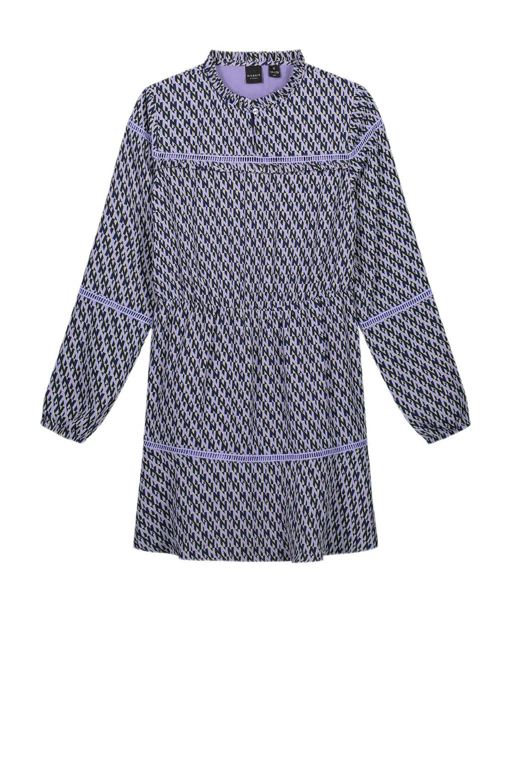 NIK&NIK jurk Kim van polyester lila | kleertjes.com