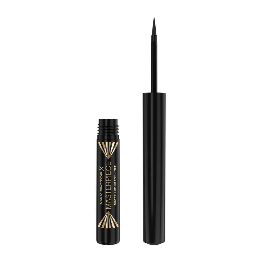 Max Factor Masterpiece Matte Liquid eyeliner - 001 Black | kleertjes.com