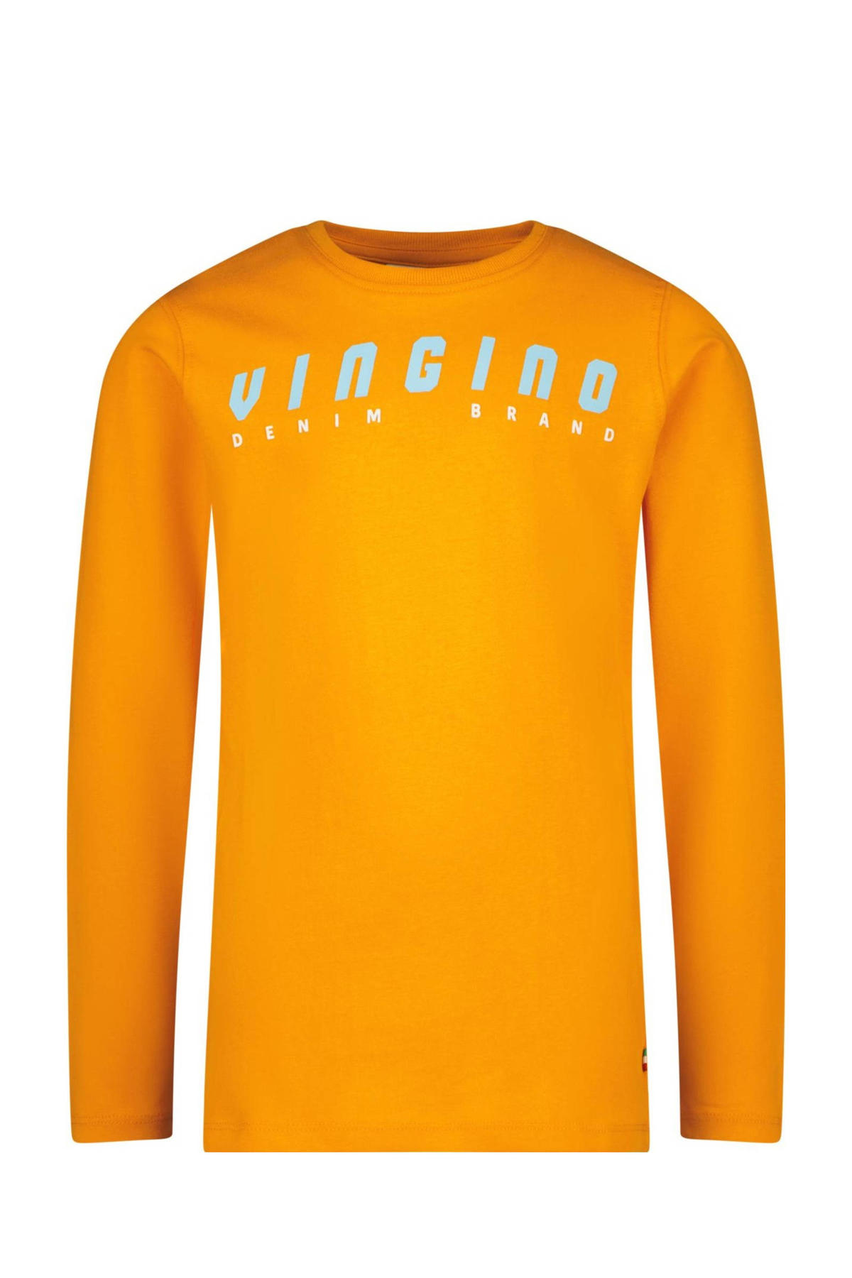 Vingino longsleeve met logo oranje | kleertjes.com