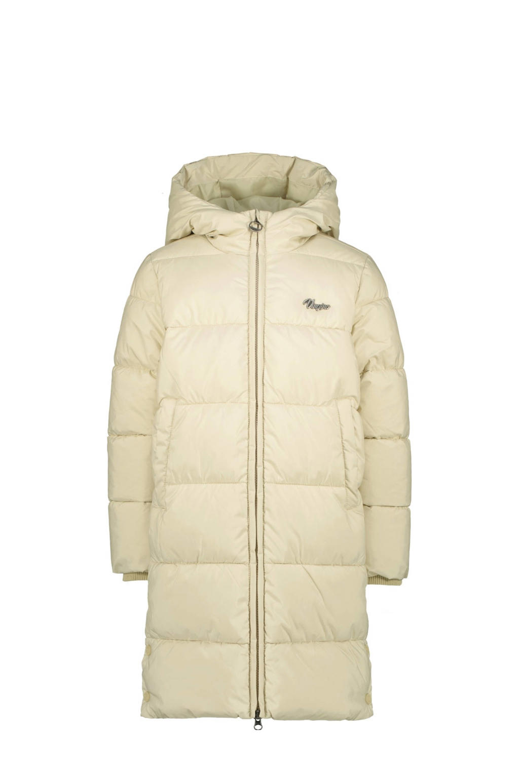 Vingino gewatteerde winterjas Tanny beigegrijs | kleertjes.com