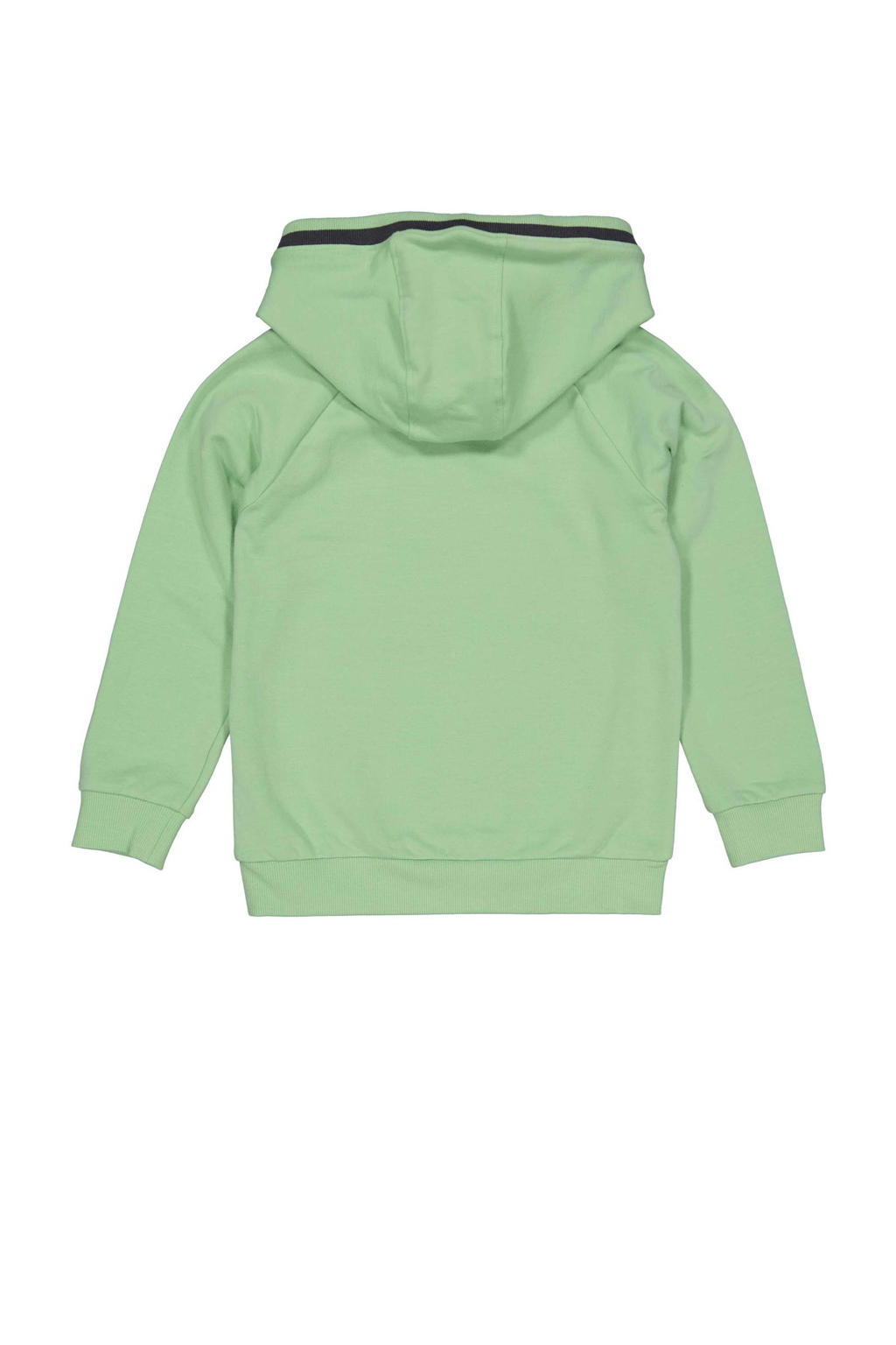 Quapi hoodie ALFRED met printopdruk mintgroen | kleertjes.com